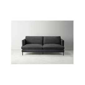 Justin Four-Seater Sofa in Crow Black by Perch & Parrow | ufurnish.com