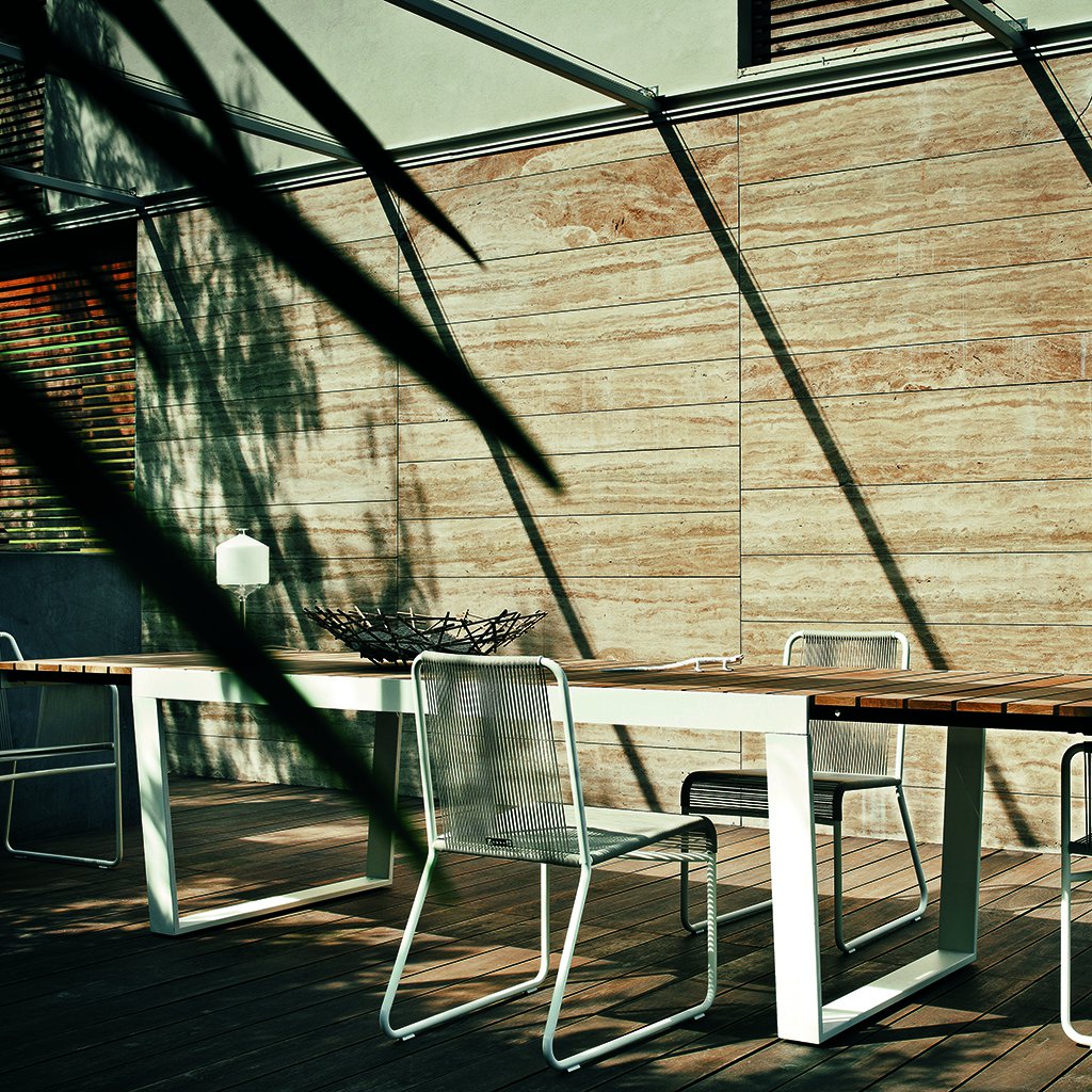 Spinnaker 034 Extendable Table in Milk & Teak By RODA by The Conran Shop | ufurnish.com