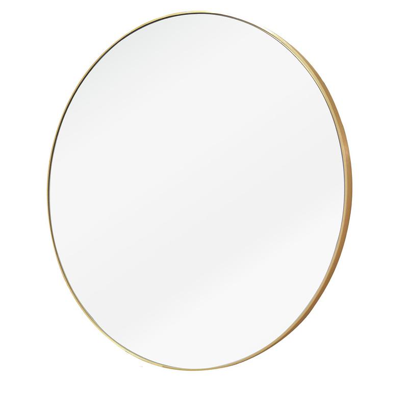 Habitat Patsy Round Wall Mirror - Gold by Argos | ufurnish.com
