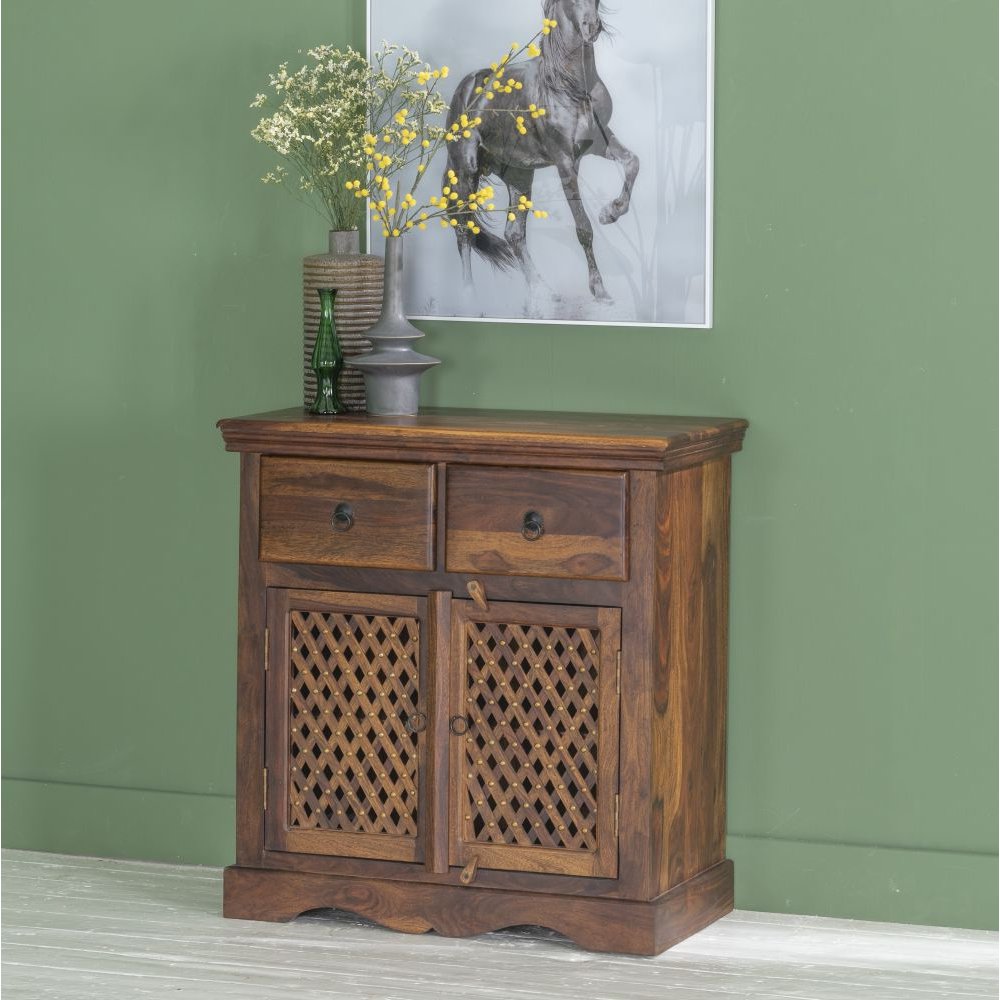 Maharani Sheesham Compact Sideboard - 75cm by Choice Furniture ...