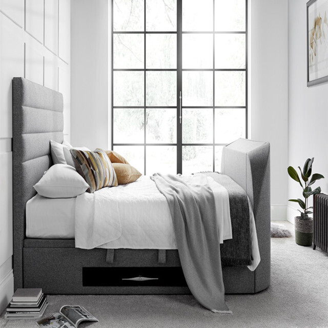 Kaydian Appleton TV Media Ottoman Bed double 4'6 135x190 cm marbella ...