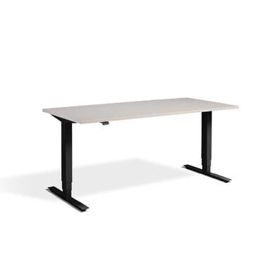 Height Adjustable Cashmere Lavoro Standing Desk - Advance black 120 x ...