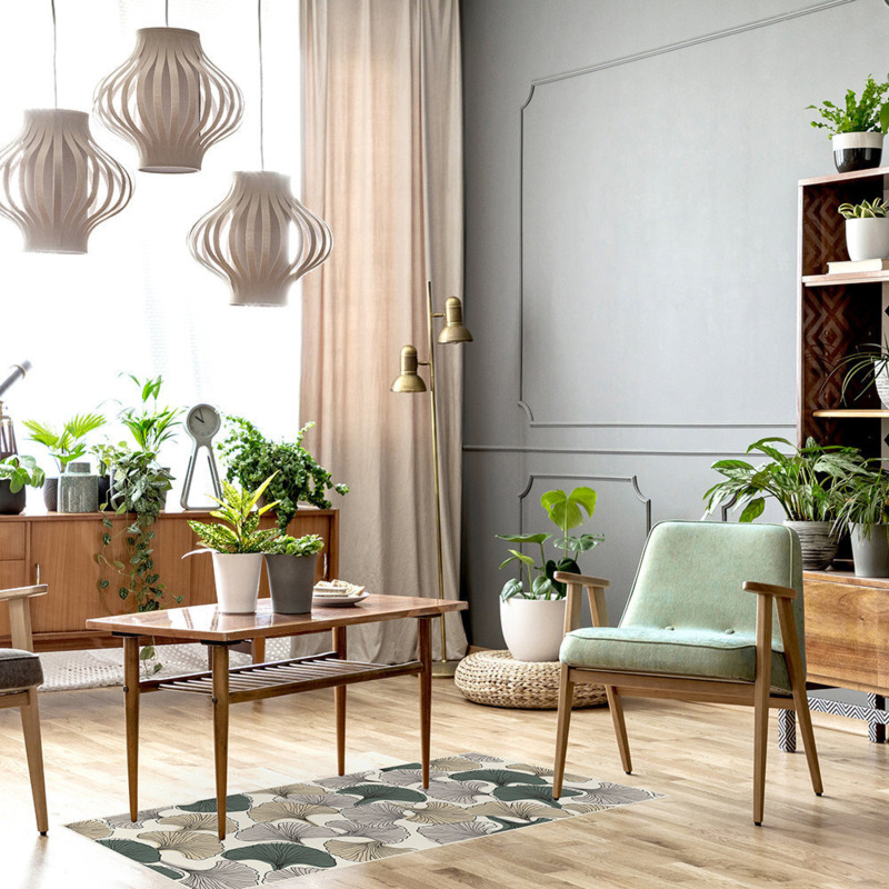 PODEVACHE - Aloha Rectangle Vinyl Floor Mat by Amara Living | ufurnish.com