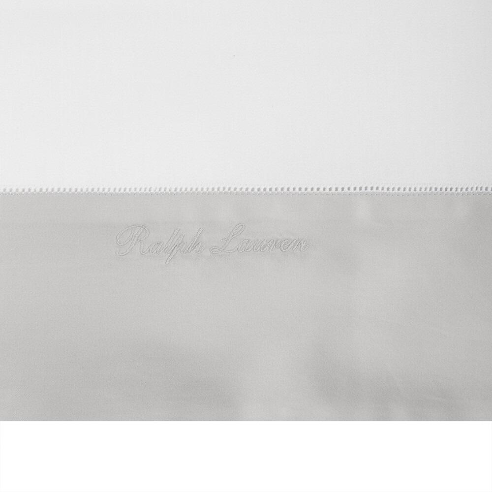 Ralph Lauren Home - Langdon Flat Sheet - Silver - Double by Amara ...