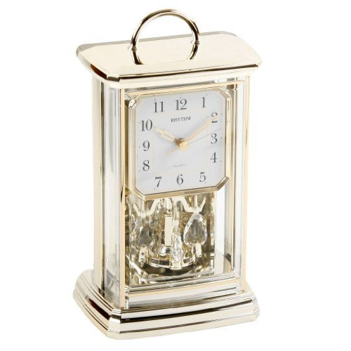 RHYTHM Modern Anniversary Mantel Clock with Rotating Pendulum by Amazon ...