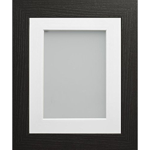 Frame Company Watson Range Black 40x40cm Picture Photo Frame with White ...