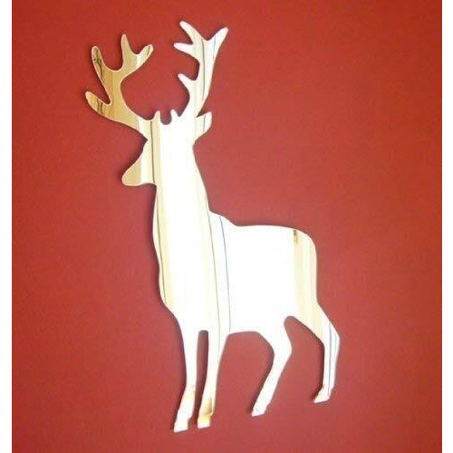 Super Cool Creations Stag Mirror (Looking Forward) 20cm x 10cm by ...