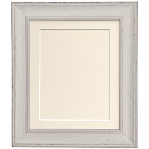 FRAMES BY POST Scandi Distressed Pale Grey Picture Photo frame with ...