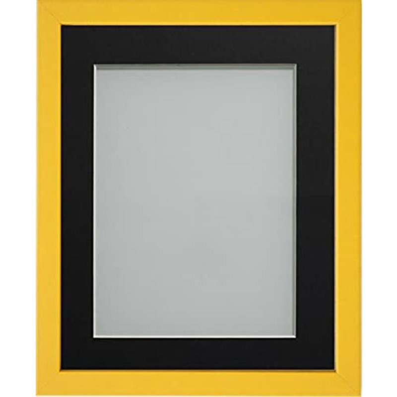 Frame Company Jellybean Range Mustard Yellow Wooden 16x12 inch Picture ...