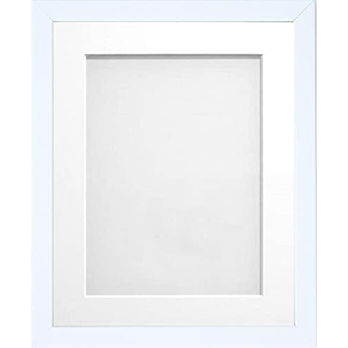 Frame Company Jellybean Range White Wooden 9x7 inch Picture Photo Frame ...