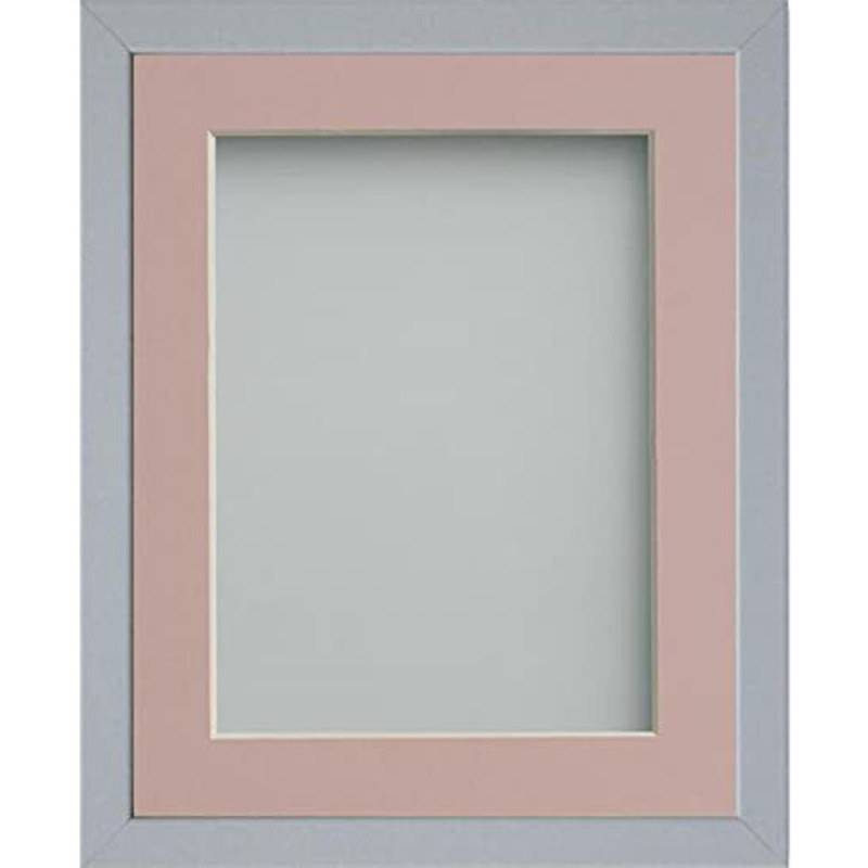 Frame Company Jellybean Range Grey Wooden 9x7 inch Picture Photo Frame ...