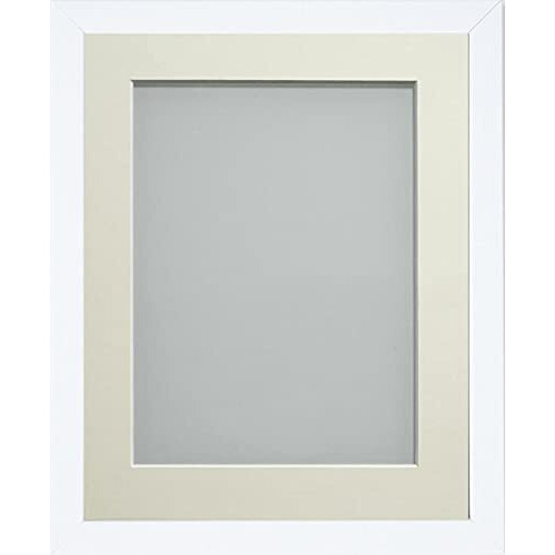 Frame Company Jellybean Range White Wooden 8x6 inch Picture Photo Frame ...