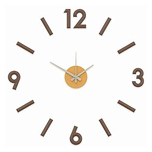 MPM Quality DIY 3D Brown Plastic Wall Clock - DIY 3D Wall Clocks, Brown ...
