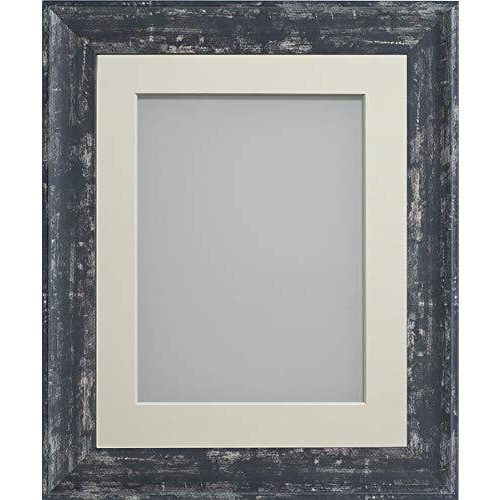 Frame Company Lynton Coal Photo Frame with Ivory Mount, 16x12 for 13x9 ...