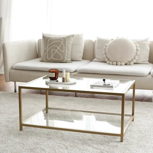 Dmora - Diphda Coffee Table, Low Coffee Table, Magazine Rack for Sofa ...
