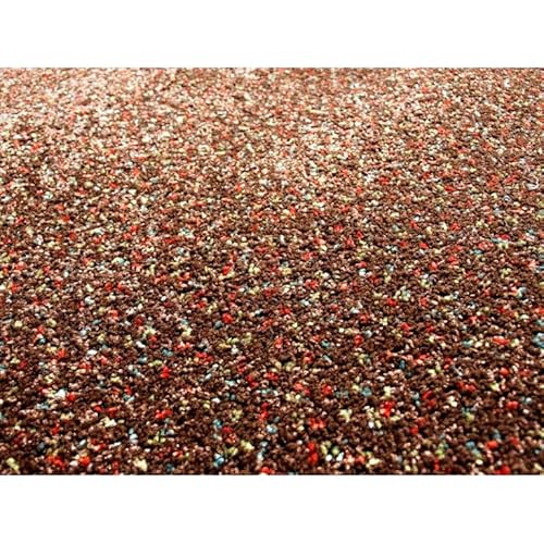 SUALSA Donia Rug Modern Design Plain (100 x 150 cm) Brown by Amazon ...