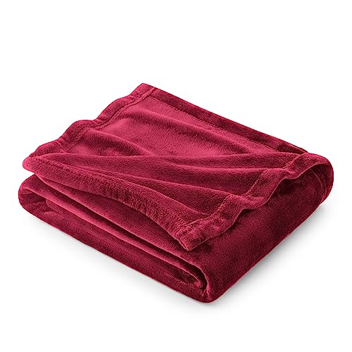 Bedsure Fleece Throw Blanket for Sofa - Soft Cosy Fluffy Blankets for ...