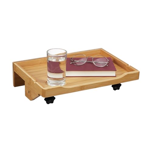 Relaxdays Bedside Table, Mini Tray, Clamp-on, for Loft & Bunk Beds ...