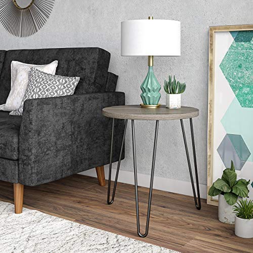 DHP Furniture Owen End Table, Grey Oak Look by Amazon | ufurnish.com