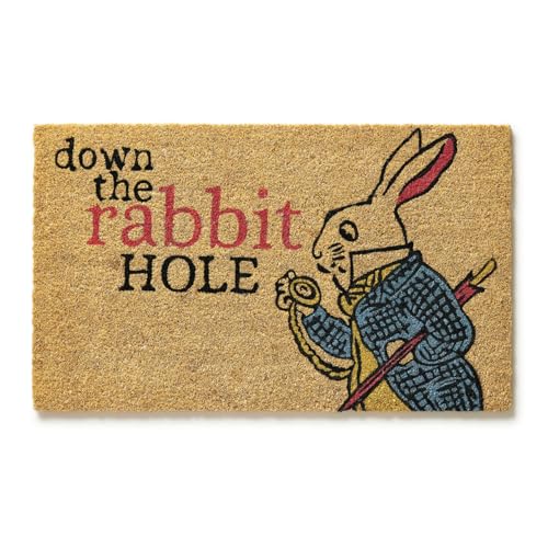 Entryways Victoria and Albert Museum Down The Rabbit Hole Coir Doormat ...