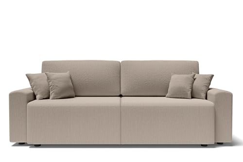 BAÏTA Milo Convertible Corduroy 3 Seater Straight Sofa by Amazon ...