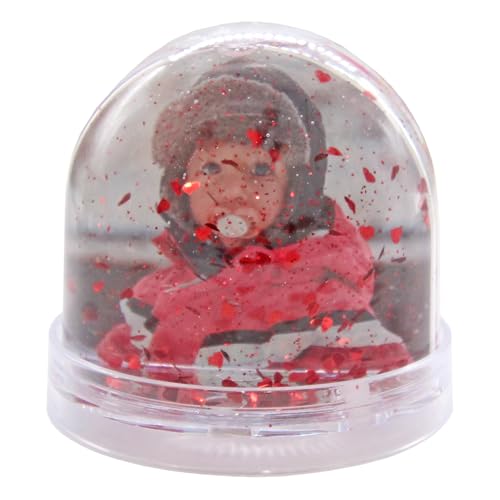 Snow Globe, Photo Frame Glitter Globe Ornament Dome holds 2 x 62 x 70 ...