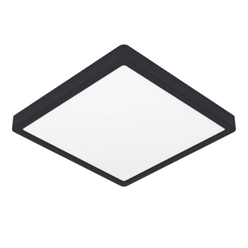 Eglo LED Ceiling Light Fitting Fueva 6, Square Ceiling lamp, Bathroom ...