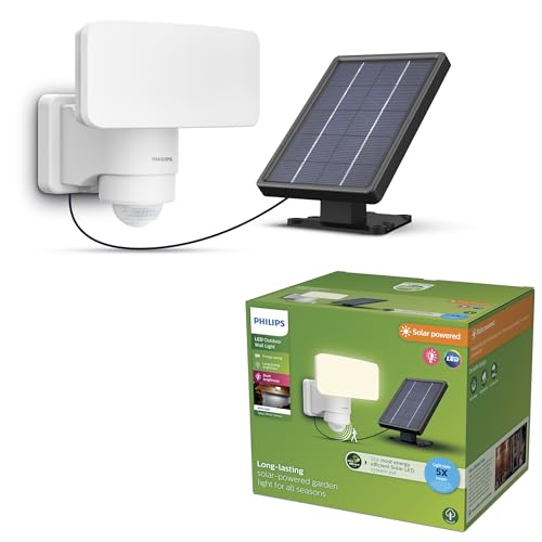PHILIPS Tylus UltraEfficient Outdoor Solar Security Light with Sensor ...