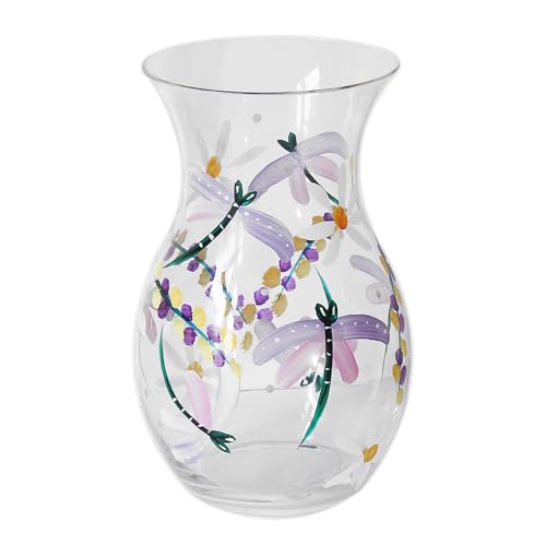 Lesser & Pavey Lynsey Johnstone Dragonflies & Daisies Vase - Flower ...