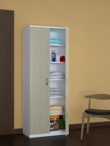 Dmora Ticao Multi-Purpose Wardrobe with 2 Doors, Multifunctional ...
