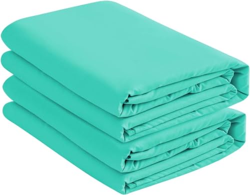 "Micro Fiber 2 Twin XL Aqua Blue Fitted Bed Sheets (2-Pack) Soft and ...