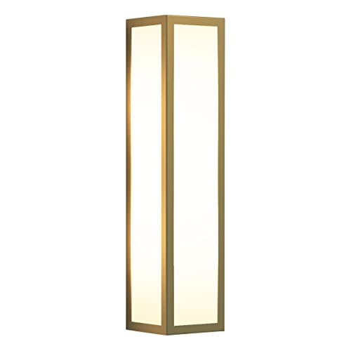 Astro Salerno Outdoor Wall Light - IP44 Rated - (Natural Brass), LED ...