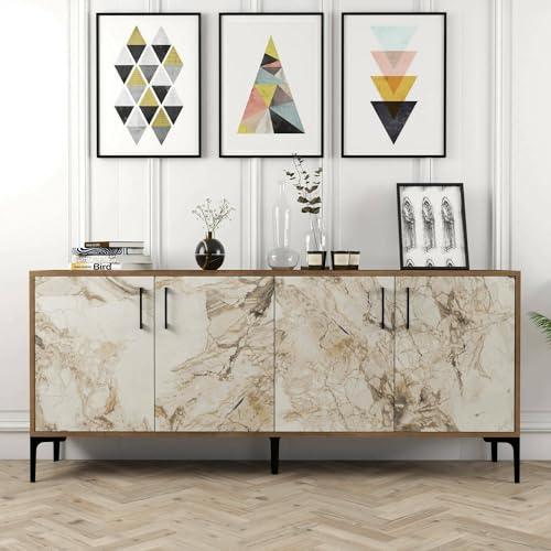Dmora - Orionis Sideboard, Living Room Buffet, Living Room Sideboard ...