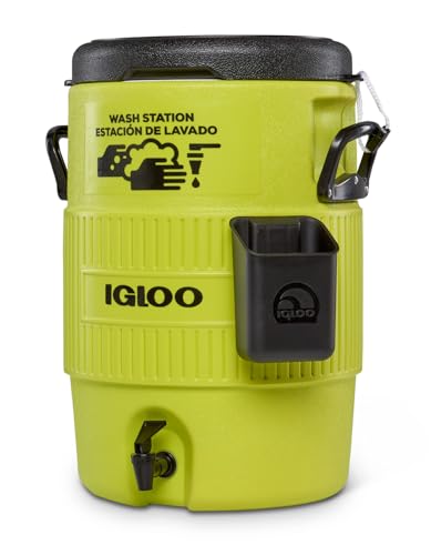 IGLOO Portable 10 Gallon Plastic Camping, Worksite, and Sporting Event ...