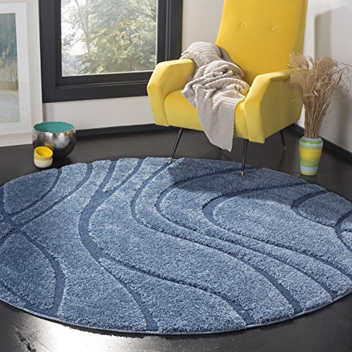 Safavieh Shag Rug for Living Room, Dining Room, Bedroom - Florida Shag ...