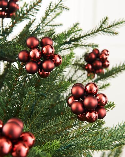 Burgundy Glass Berry Cluster Baubles by Amazon | ufurnish.com