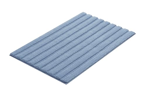 Kleine Wolke Bath Mat Cord Steel Blue 70 x 120 cm by Amazon | ufurnish.com