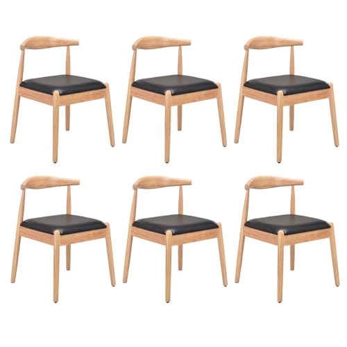 Sunon Leather Dining Chair Set of 2, Height Adjustable, Sturdy ...