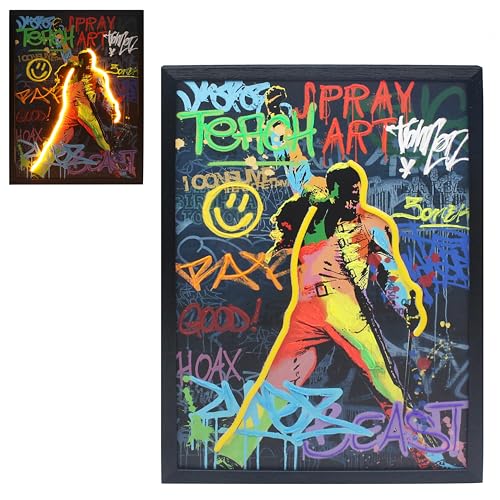 Lesser & Pavey Break Free Wall Art - Bold Neon LED Sign for Music ...