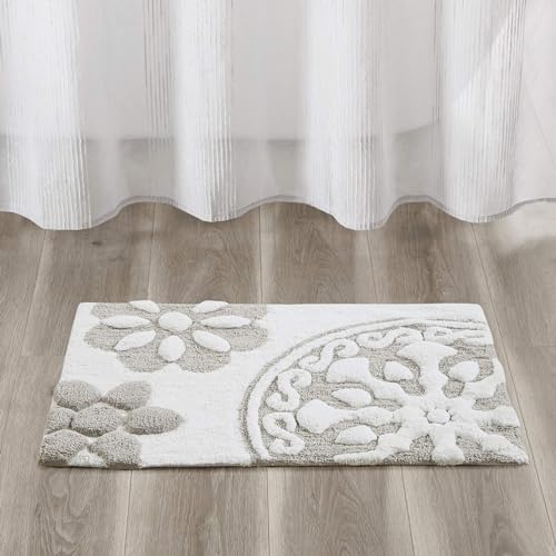 "Madison Park Casablanca 100% Cotton Tufted Bathroom Rugs Luxurious ...