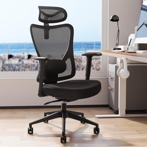 Devoko Ergonomic Office Chair High Back Office Chair with Adjustable ...