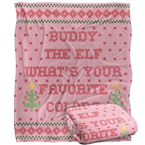 ELF Blanket, 152 x 127 cm What's Your Favorite Color Silky Touch Super ...