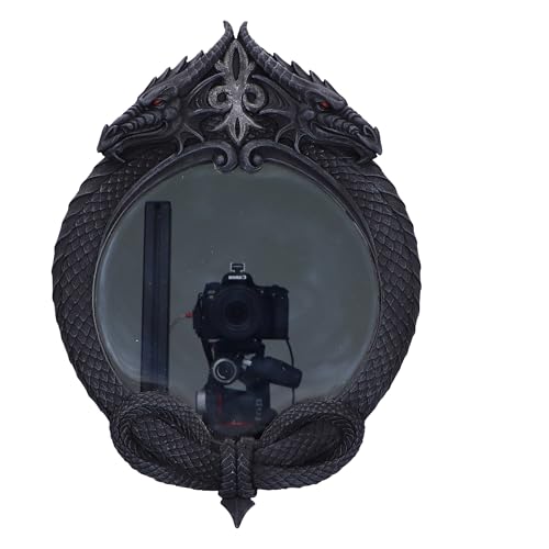 Nemesis Now The Reflector Double Dragon Mirror 36cm, Resin, Black ...