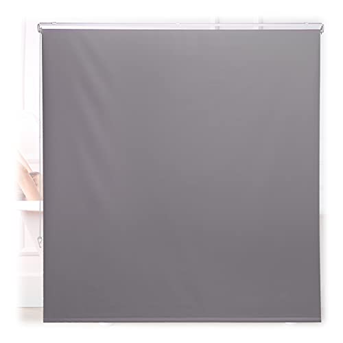 Relaxdays Shower roller blind, 160 x 240 cm, rope pull roller blind for ...