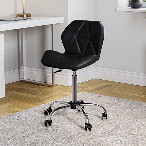 Vida Designs Geo Office Computer Chair, Black, Gaming Secretary ...
