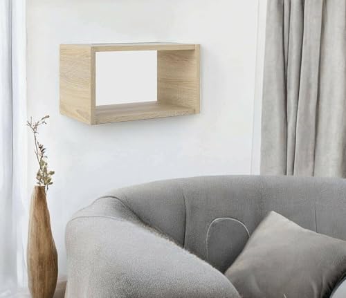 Dmora Karina Shelf, Shelf, Wall Shelf, Multi-Purpose Shelving, 44 x 25 ...