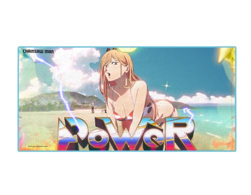 Crunchyroll - Chainsaw Man - Power - Beach Towel - 150 x 75 cm - Original & Licensed by Amazon ...