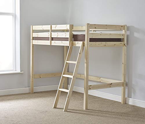 STRICTLY BEDS&BUNKSOscar Short High Sleeper Loft Bunk Bed with Sprung ...