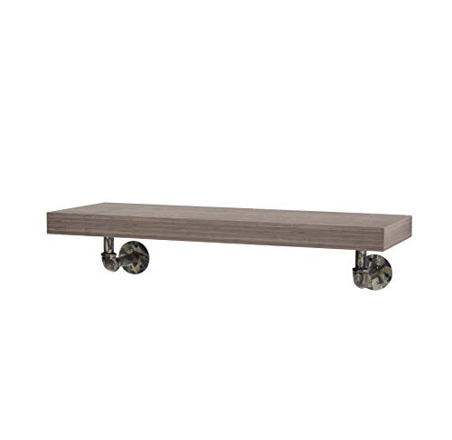 Core Products, Loft Home Studio Wall Shelf With Pipe Design Bracket by ...