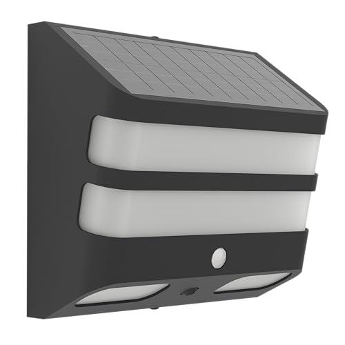 Eglo LED Outdoor Wall lamp Stiappa, Solar Light with Motion Detector ...